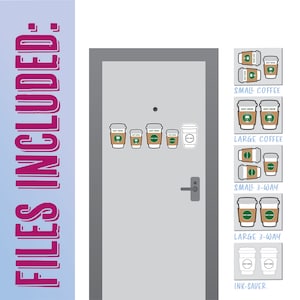 The Coffee Shop Door Decoration - Etsy