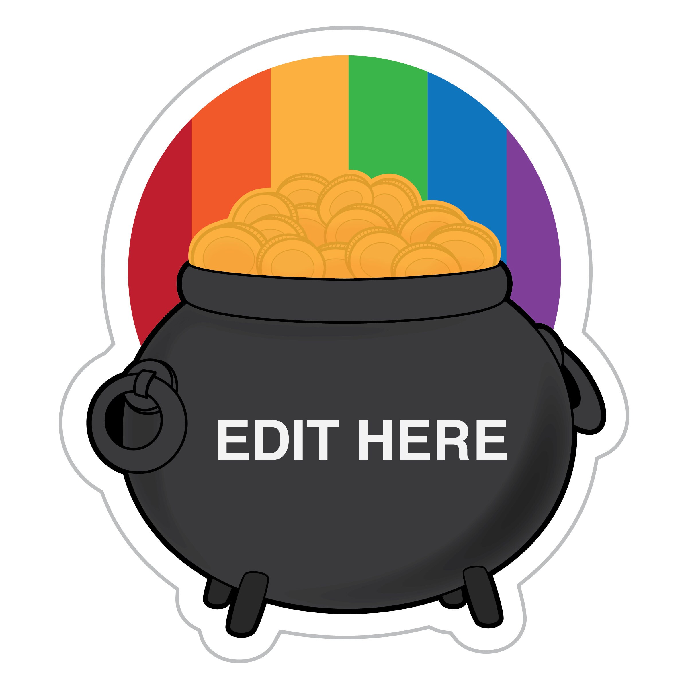 Rainbow Luck Door Decoration / Shamrock / Saint Patrick's | Etsy