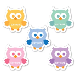 Owl Cuties Door Decoration / Owl / Animal / Printable / Door Dec / RA ...