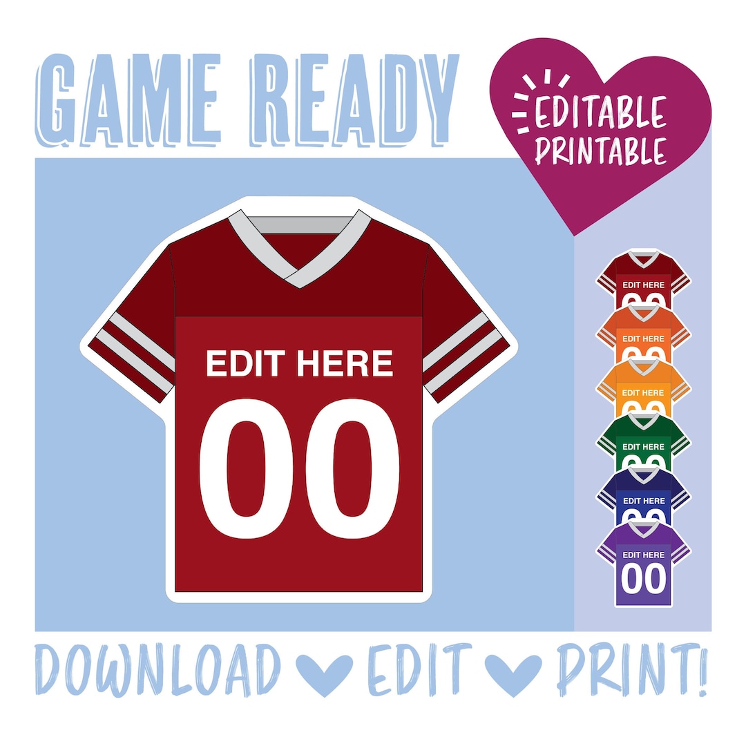 Game Ready Door Decoration / Football / Jersey / Shirt / Sports / Touch ...