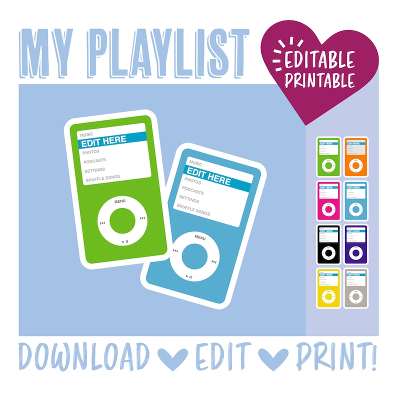 My Playlist Door Decoration - Etsy