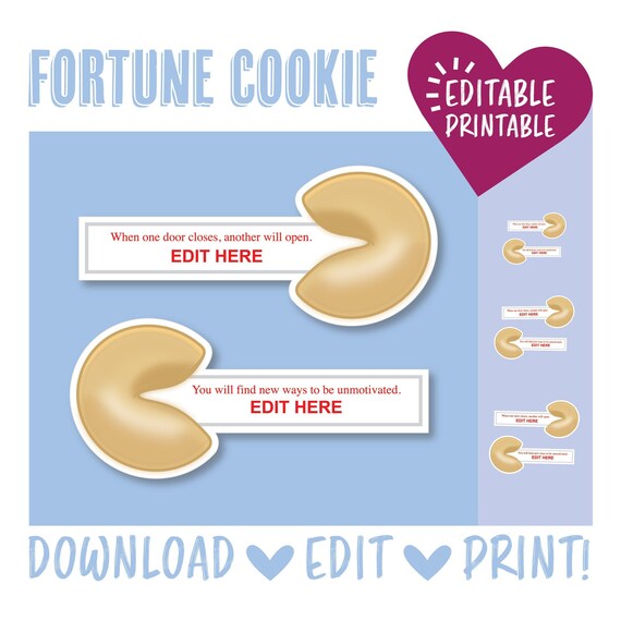 Fortune Cookies Door Decoration | Etsy