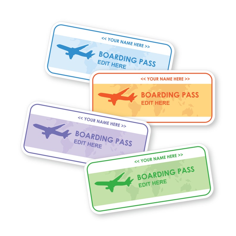 Boarding Pass Door Decoration - Etsy