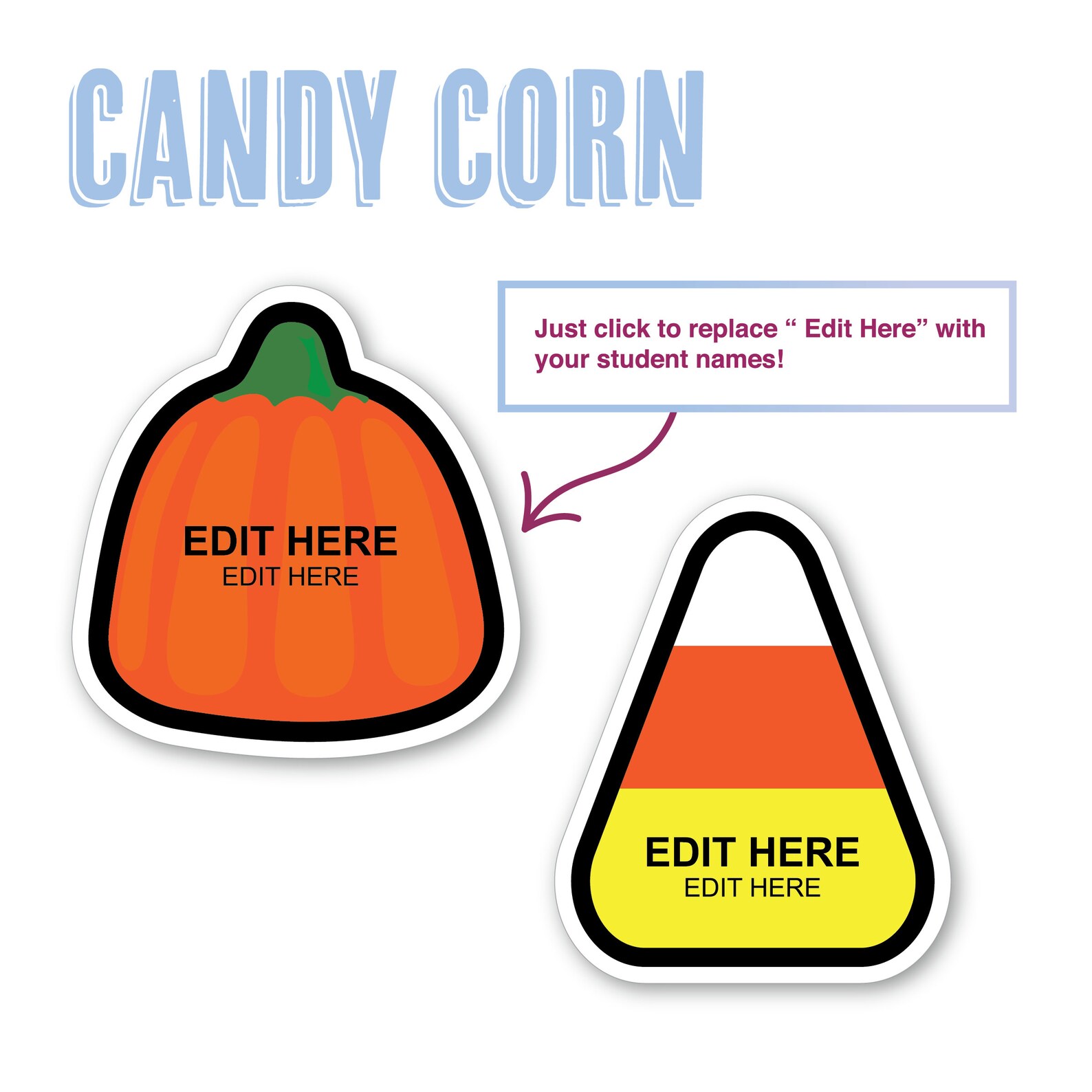 Candy Corn Door Decoration / Halloween / Candy / Candy Corn / Pumpkin ...