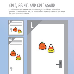 Candy Corn Door Decoration / Halloween / Candy / Candy Corn / Pumpkin ...