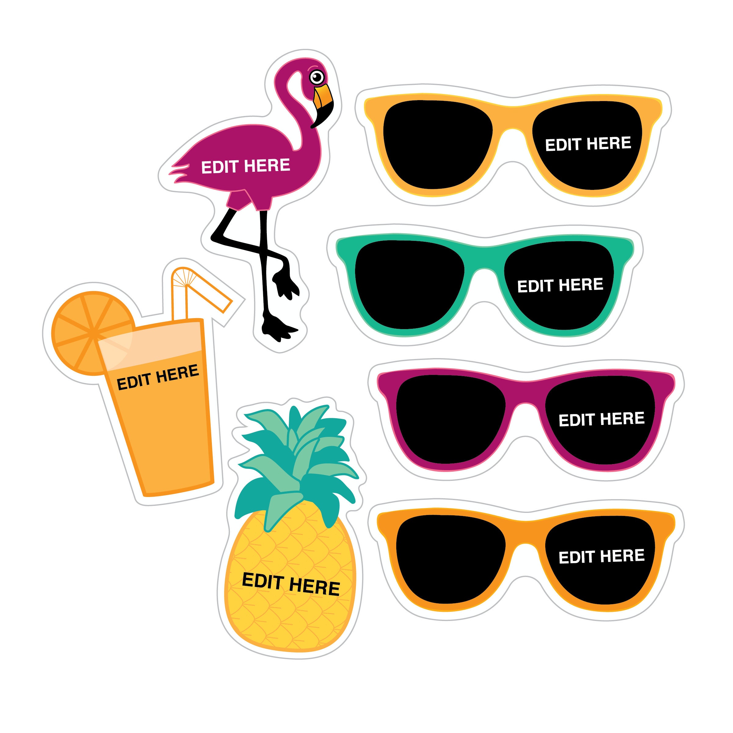 Vacation Time Bundle / Tropical / Summer / Florida / Zoo / - Etsy