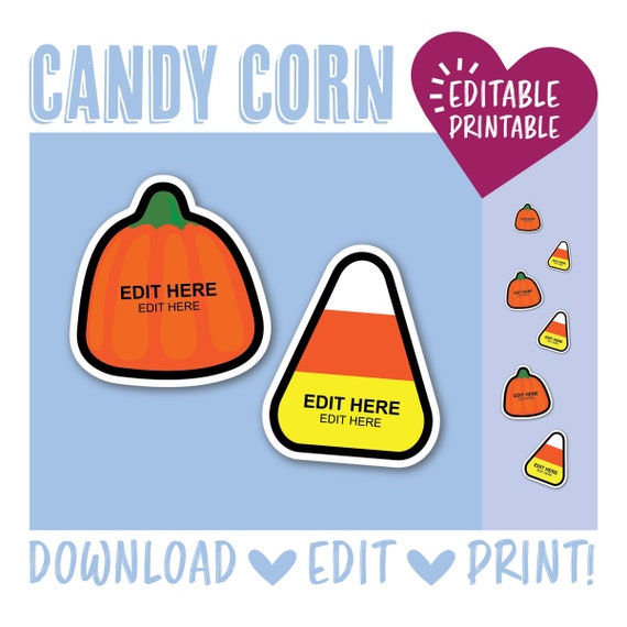 Candy Corn Door Decoration / Halloween / Candy / Candy Corn / | Etsy