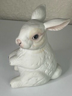 Royal Crown Porcelain Bisque 1980's Large Bunny Rabbit - Etsy
