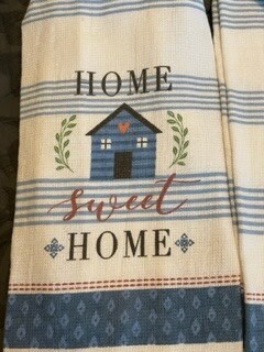 Home Sweet Home Hanging Kitchen Towel Rings - Set of 2 - Towels ...