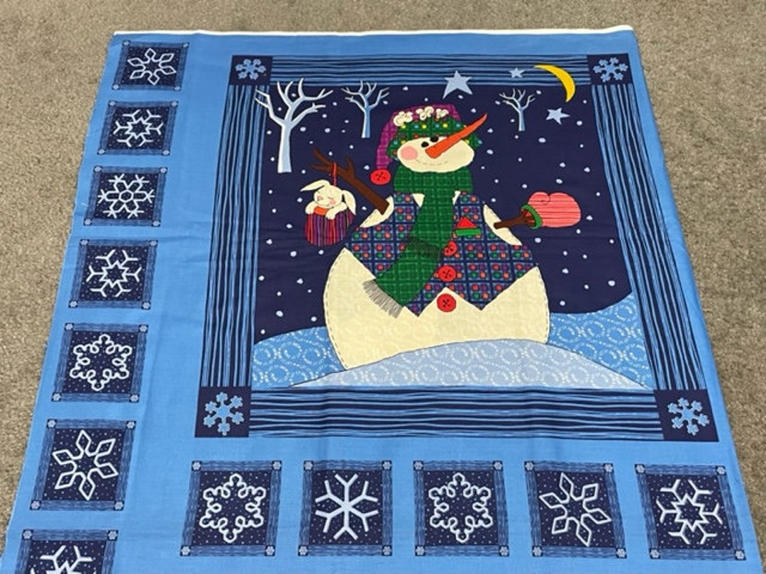 In My Own Backyard Winter Fabric Panel by Becky & Me for Fabri-quilt ...