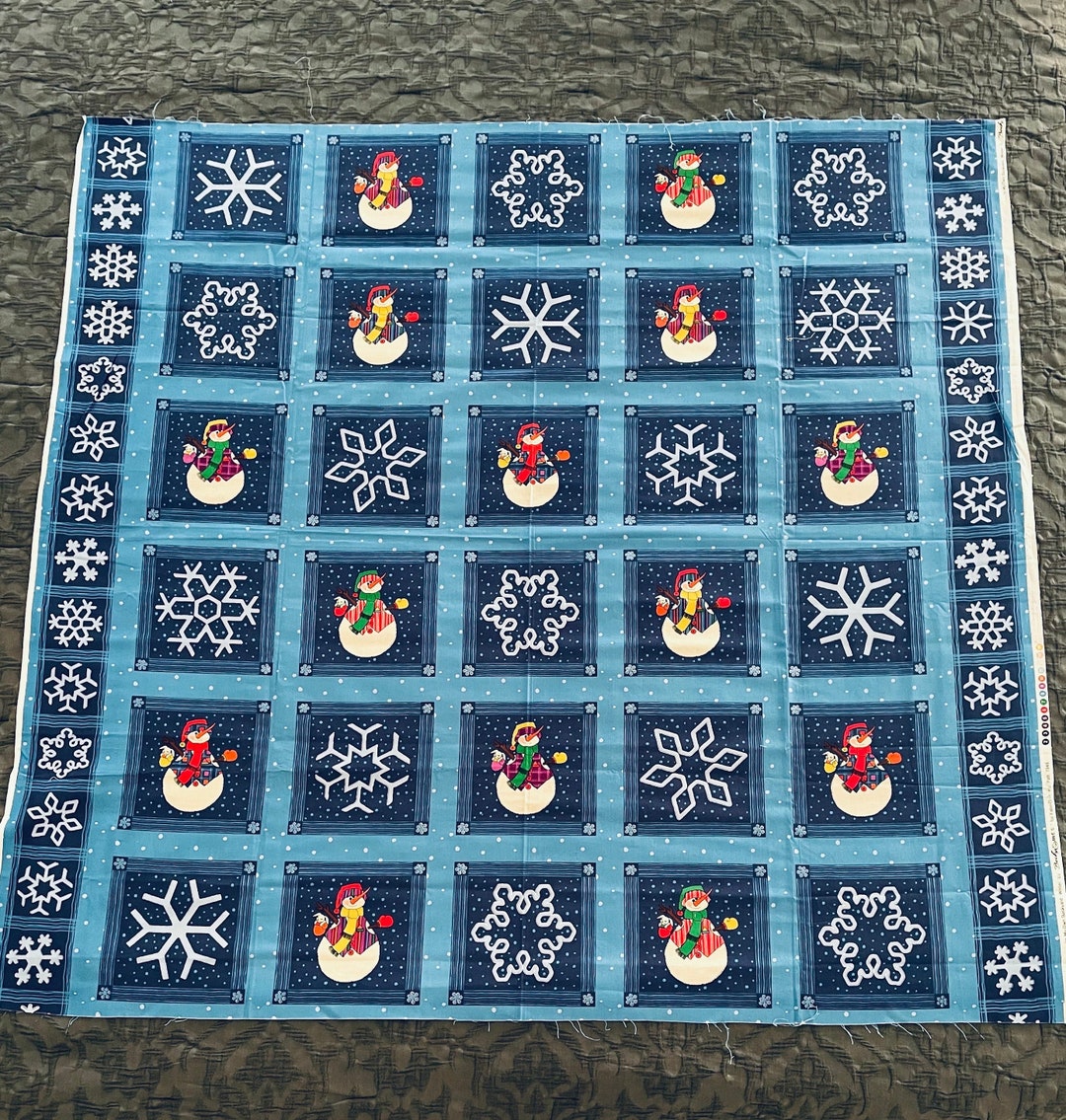 In My Own Backyard Winter Fabric Panel by Becky & Me for Fabri-quilt ...