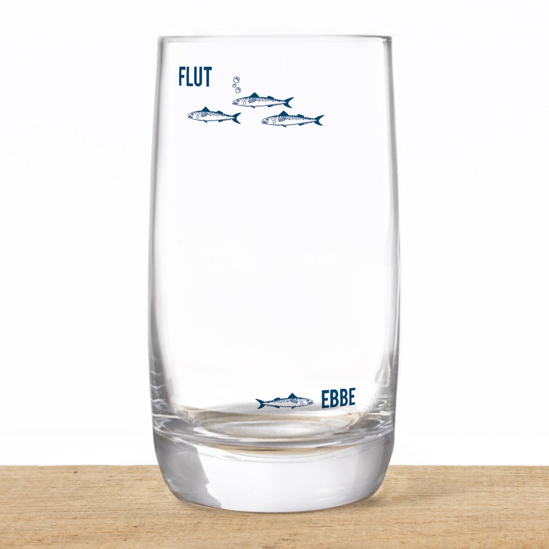 Crystal Glass, Long Drink Glass "ebb & Flood" Made in EU - Etsy