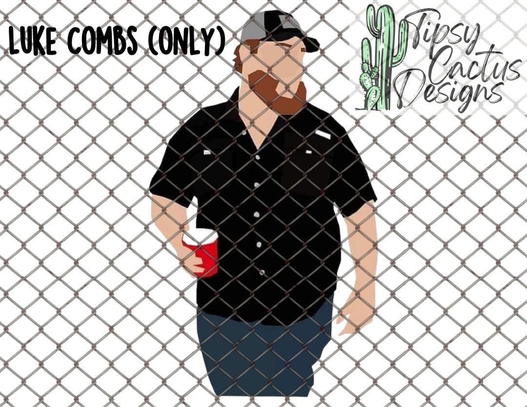Luke Combs | for Design Creation | Png | Sublimation | Commercial Use ...