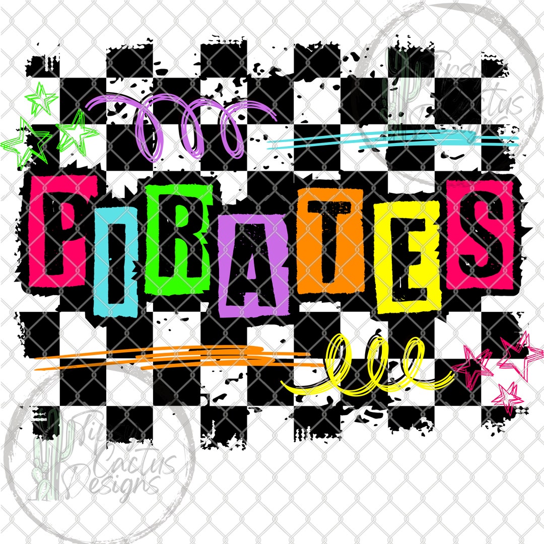 Pirates Funky School Mascot Customizable PNG - Etsy