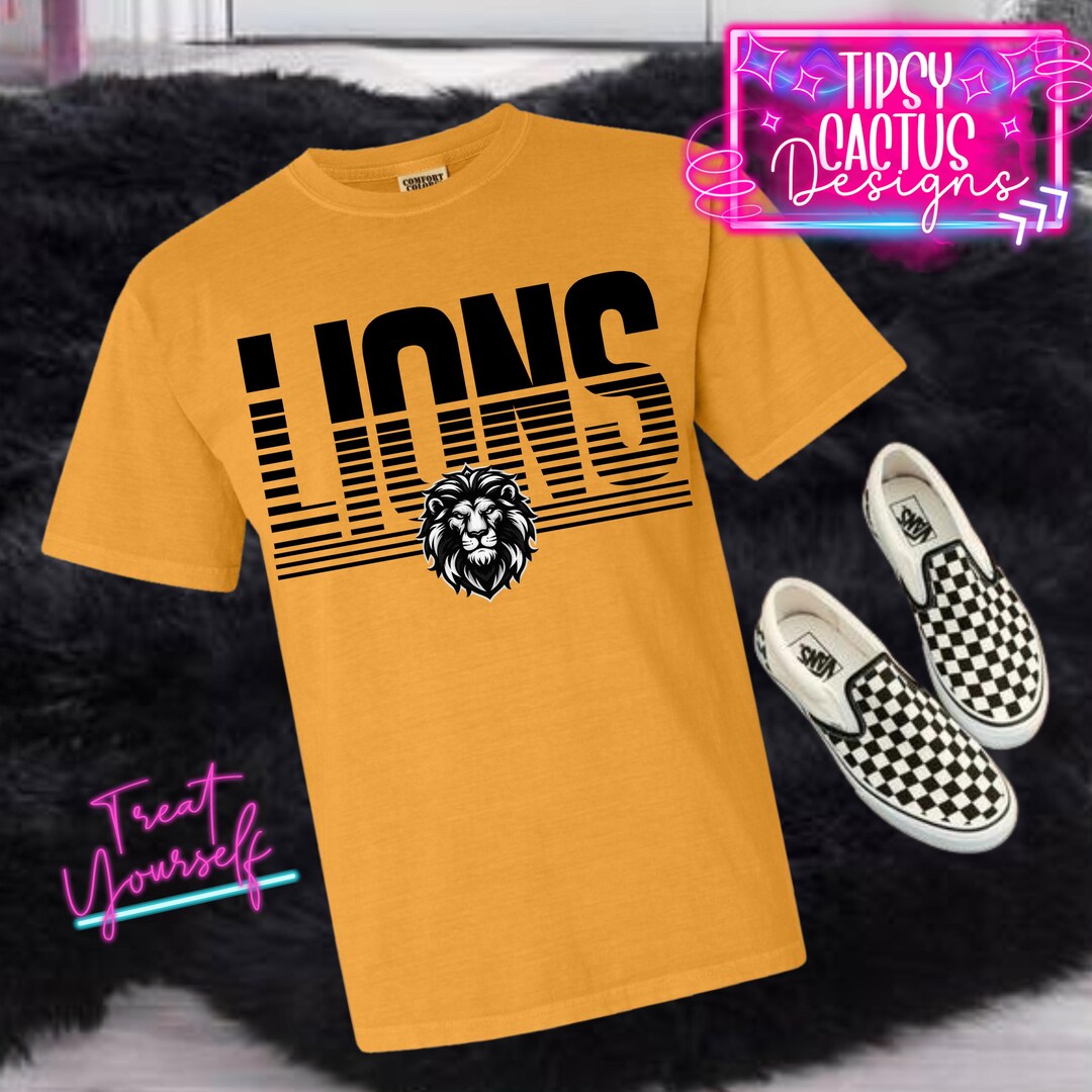 Lions Neutral | School Spirit | Mascot | PNG - Etsy