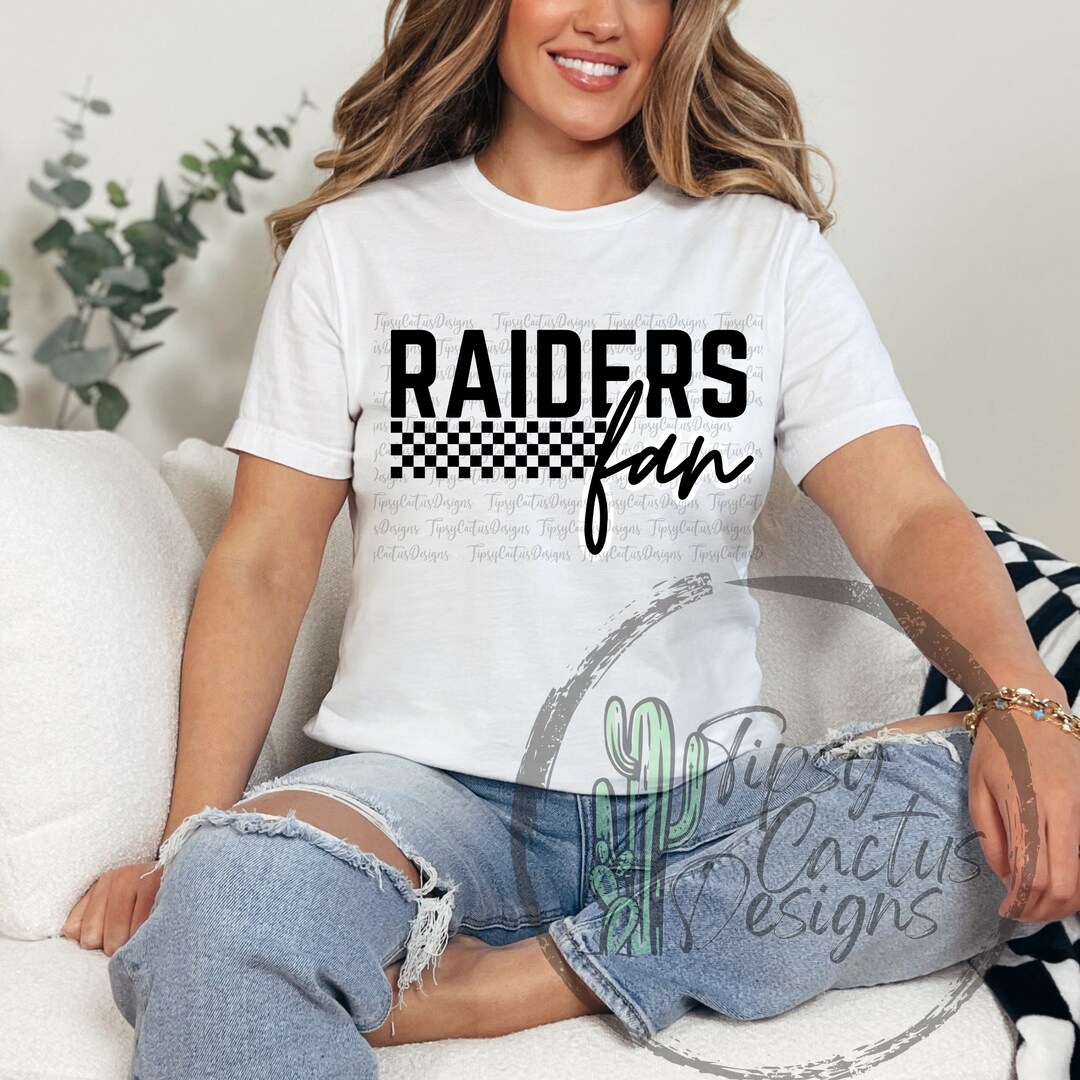 Raiders Fan | Checkered | Mascot | Sublimation | DTF | PNG - Etsy