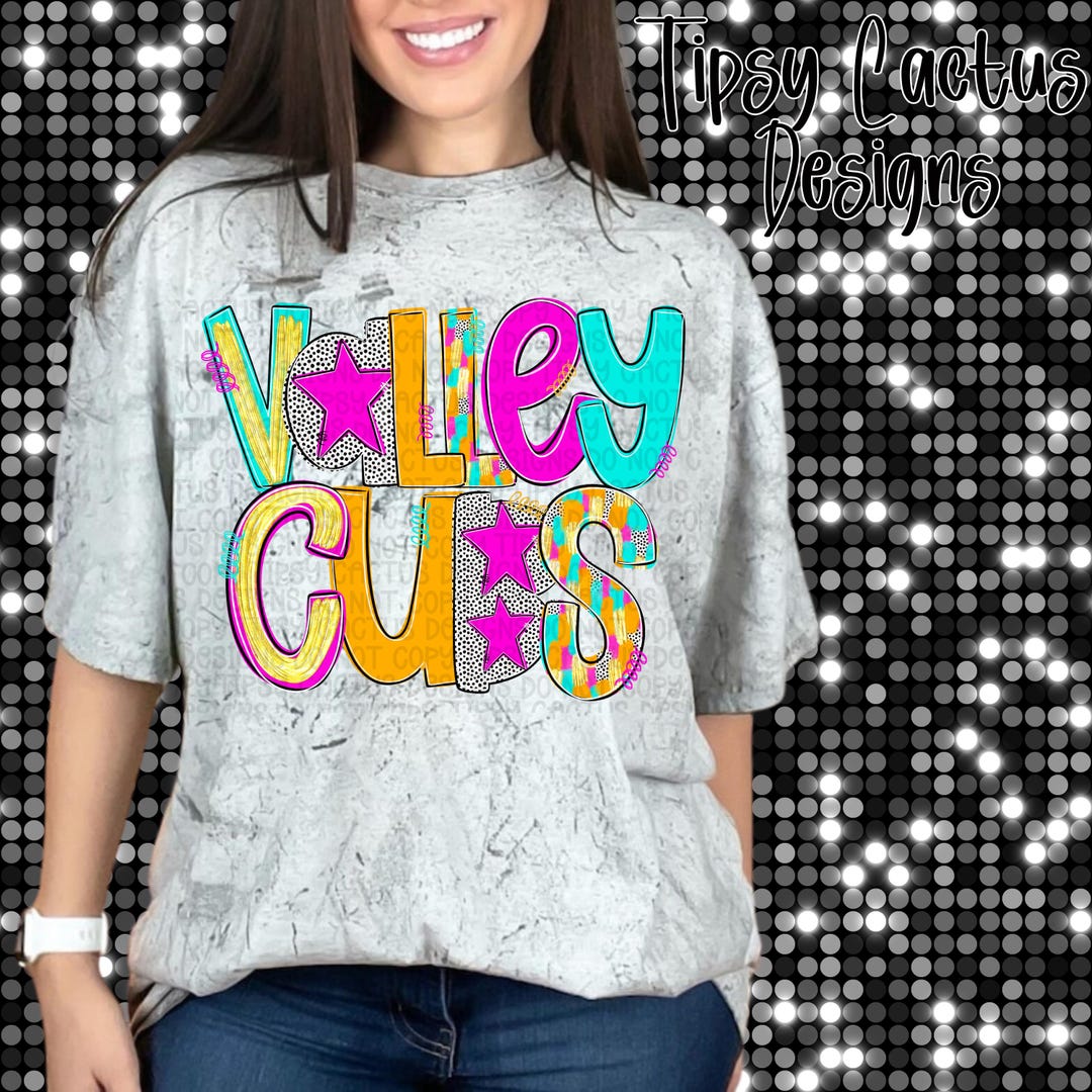 Valley Cubs Doodle School Spirit Mascot PNG - Etsy