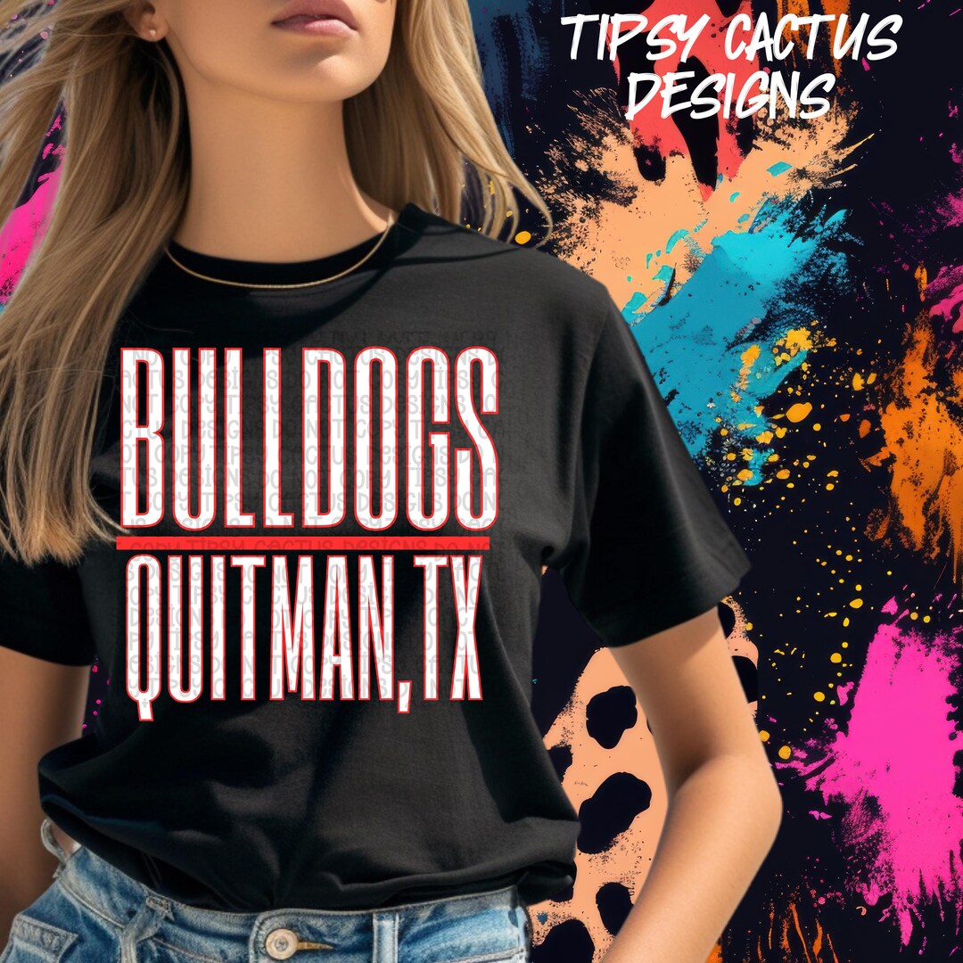 Quitman Bulldogs | PNG - Etsy