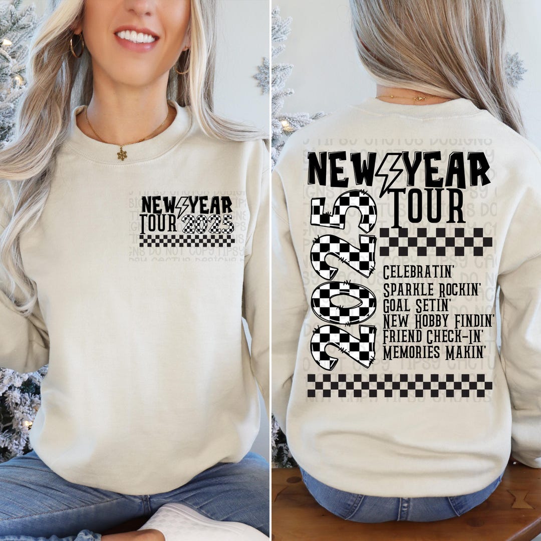New Year Tour Rock New Years Ball Drop 2025 PNG - Etsy