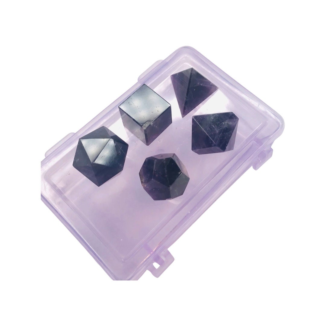 Amethyst Sacred Geometry Sets - Etsy