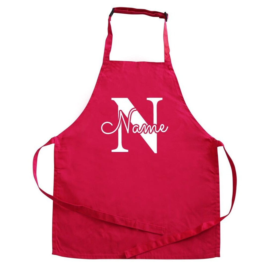 Children's Apron Letter Painting Apron Cooking Apron With Name ...