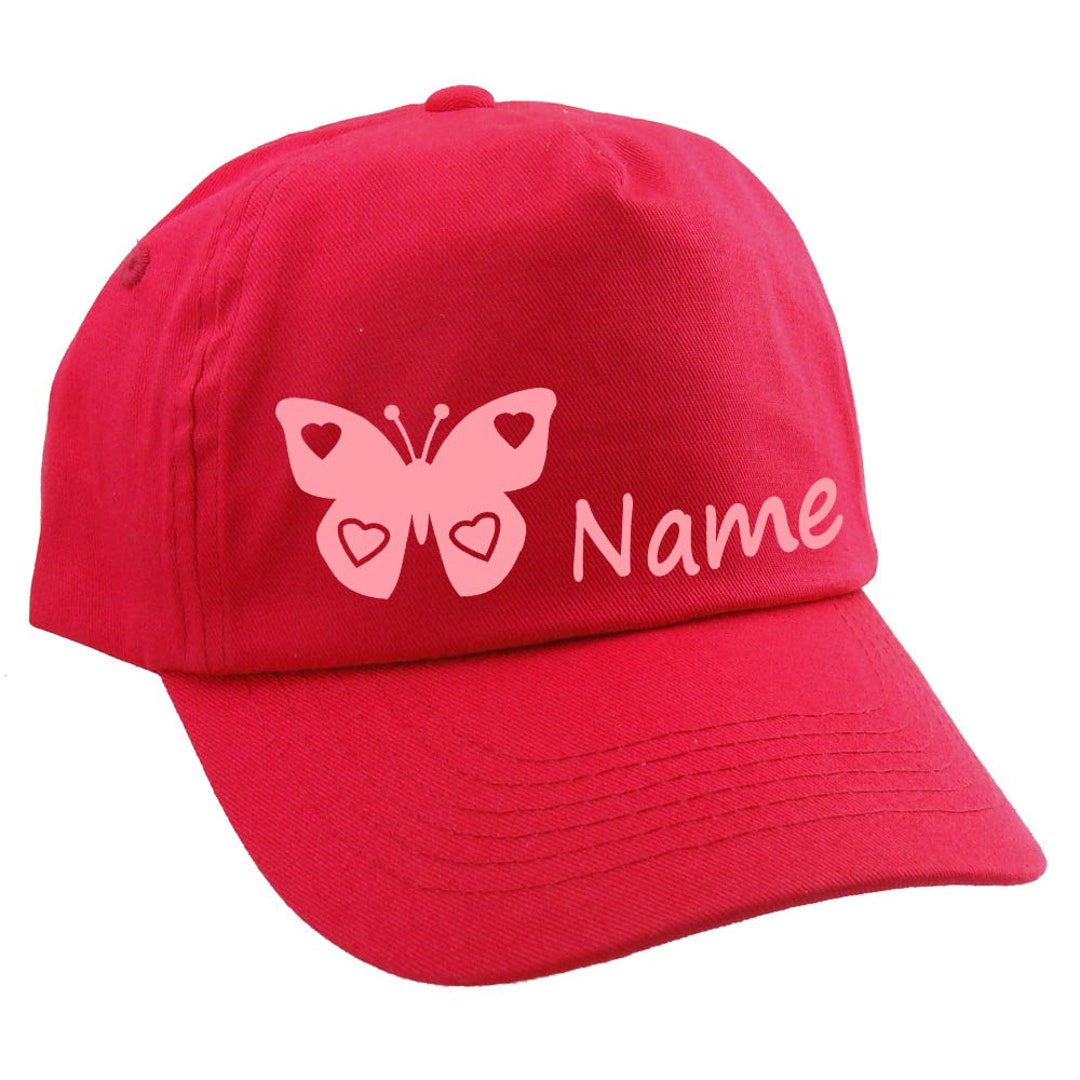 Junior Children's CAP Butterfly Personalized With Name or Text in ...