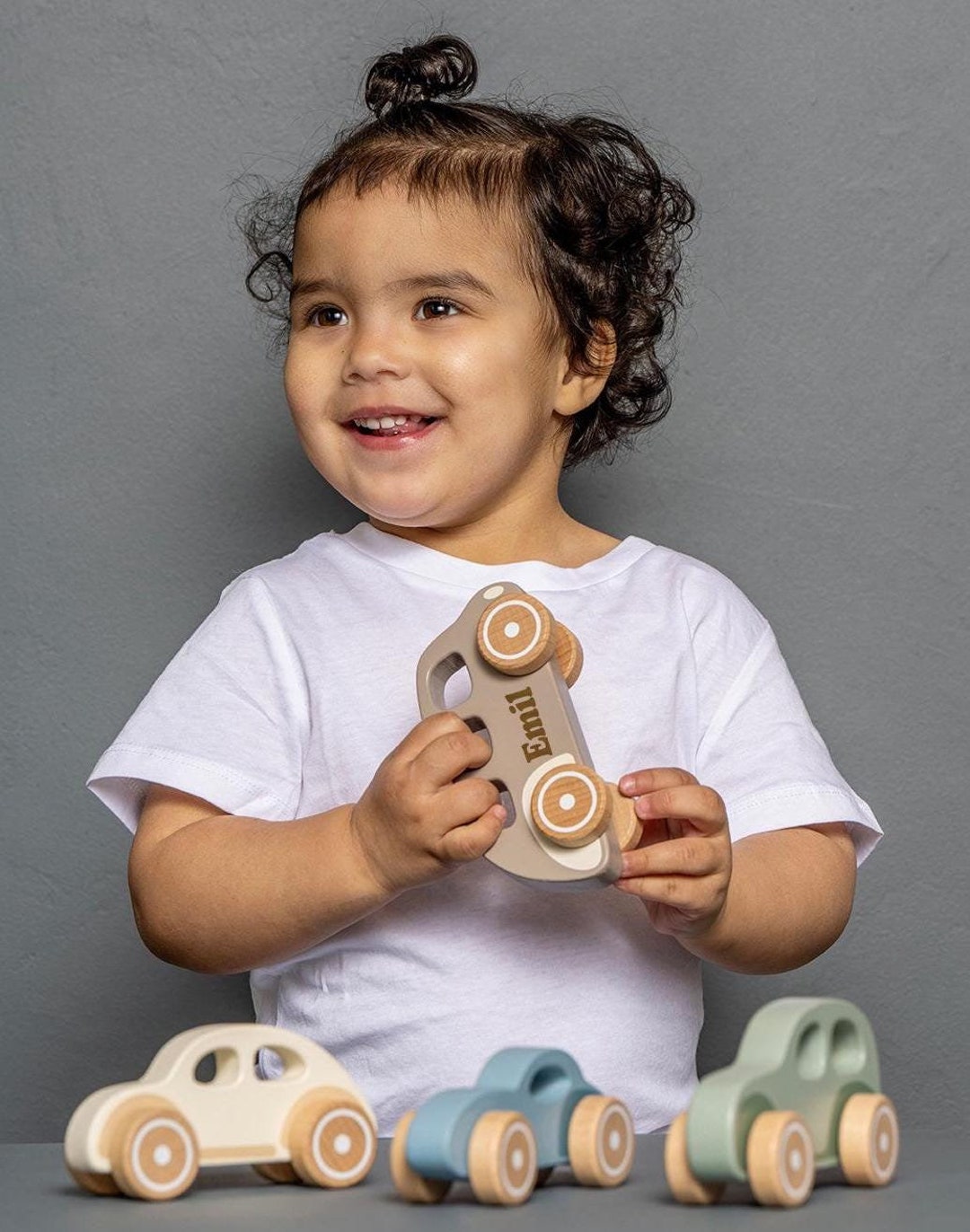 Personalized Wooden Car * Toy Car With Name Made of Wood * Baby Toy ...