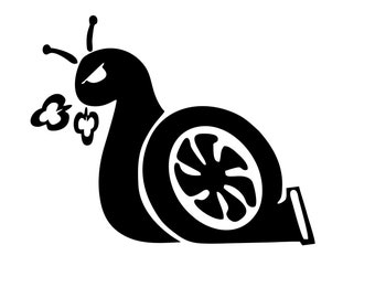 Turbo snail decal | Etsy