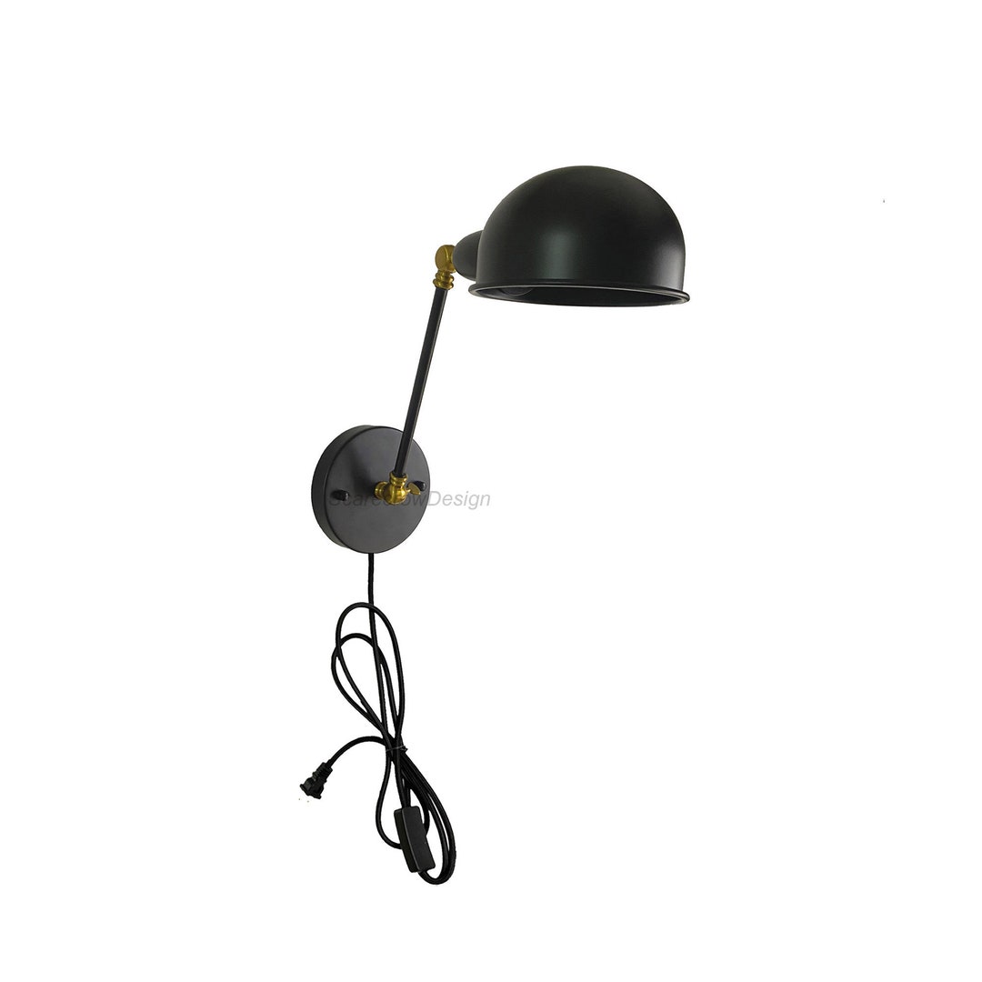 Matte Black Wall Lamp Sconce Light Bedside Night Lamp Room - Etsy