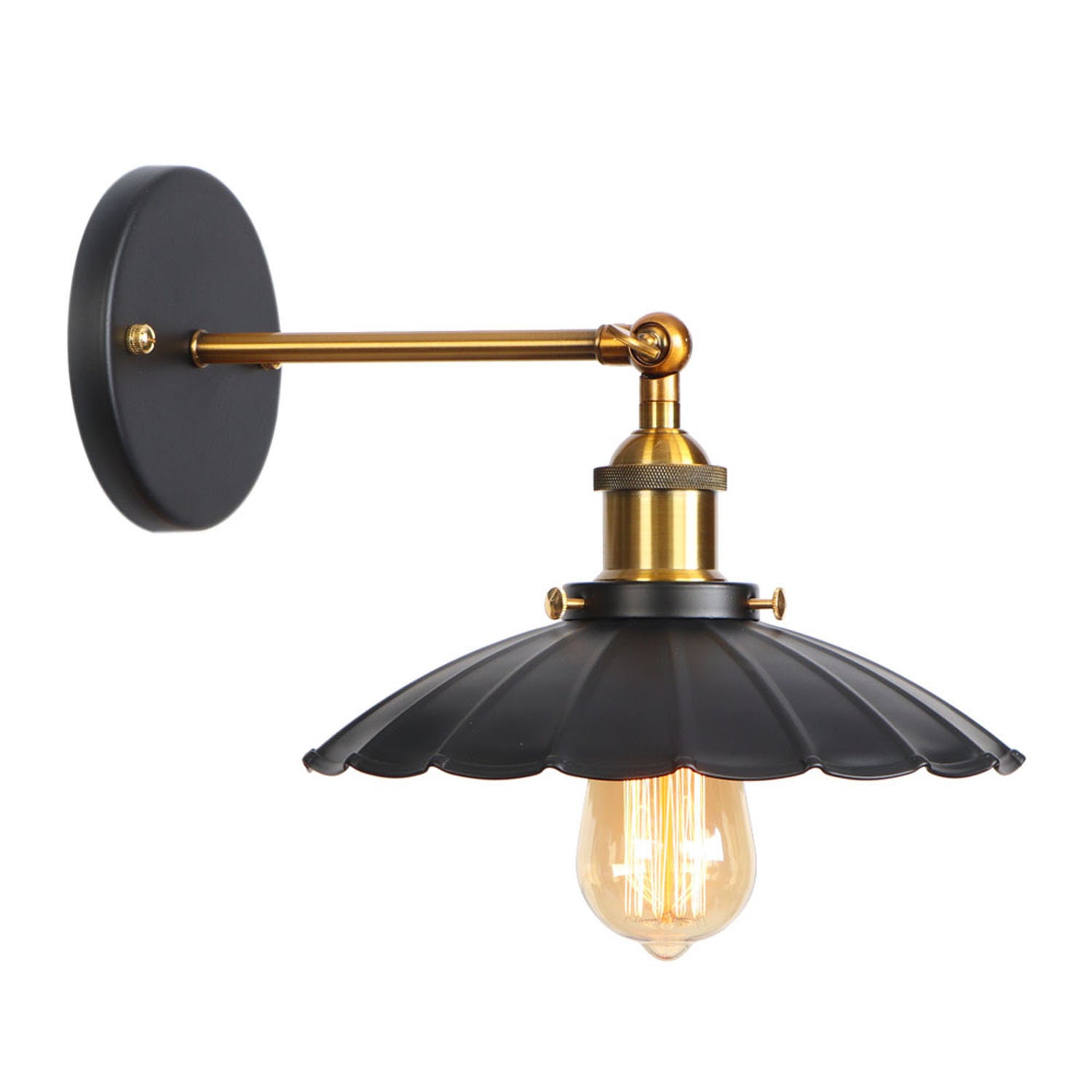 Industrial Wall Sconces Adjustable Vintage Edison Wall Lamp | Etsy