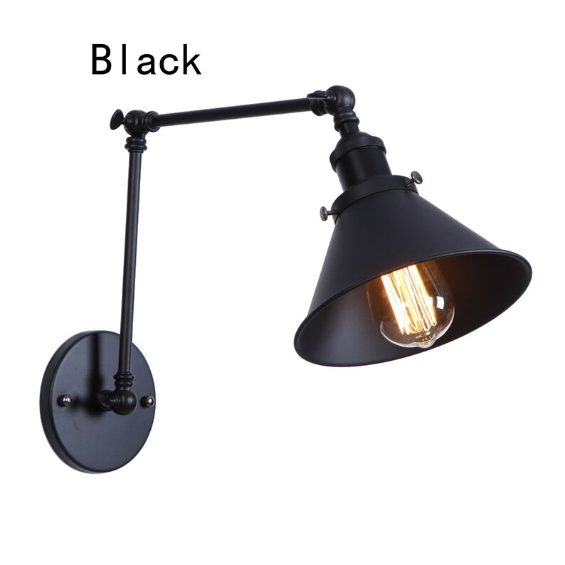 Swing Arm Wall Light Plug in Wall Sconce With On/off Switch | Etsy