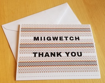 Native Thank You | Etsy Canada