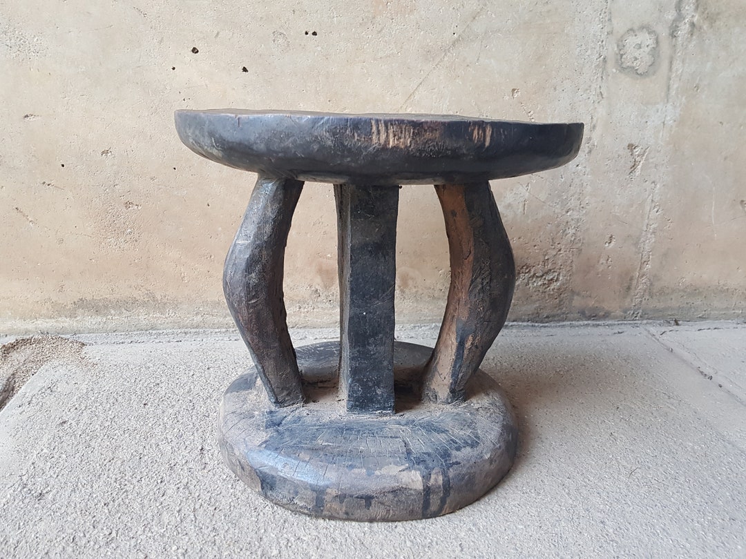 Binga Tonga Stool,african Tribal Art,ornament,rustic,wooden Stool ...