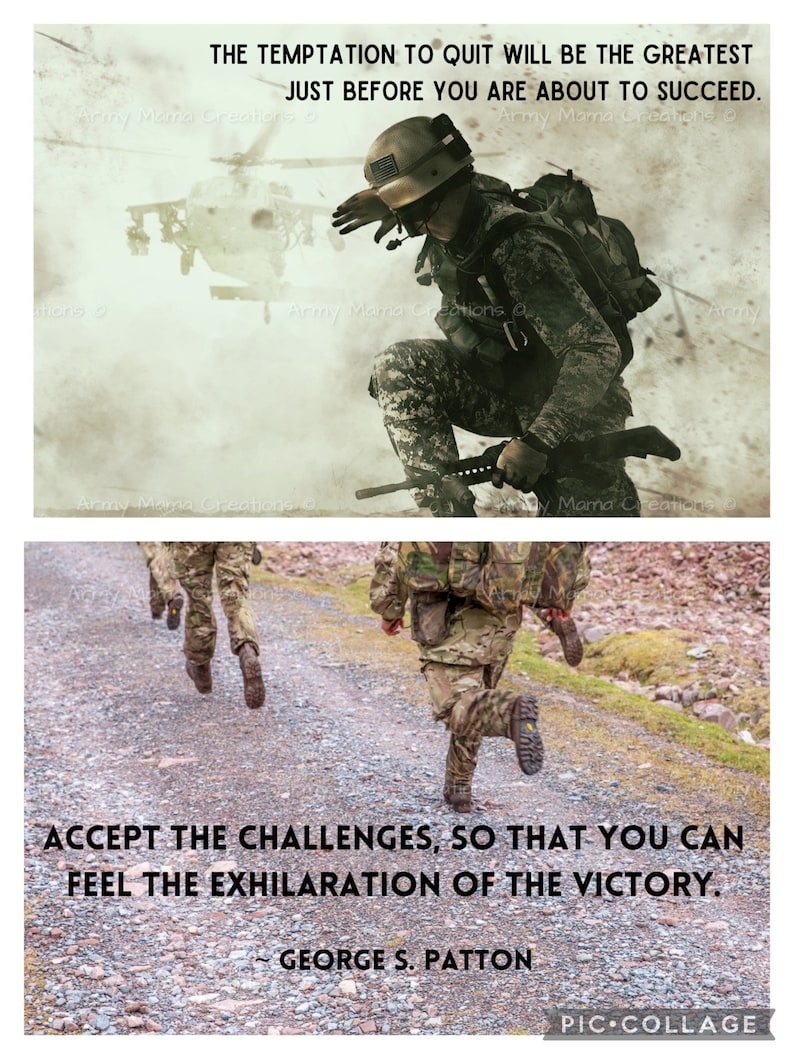 10 Pack Military Army Motivational Encouragement Cards Perfect - Etsy