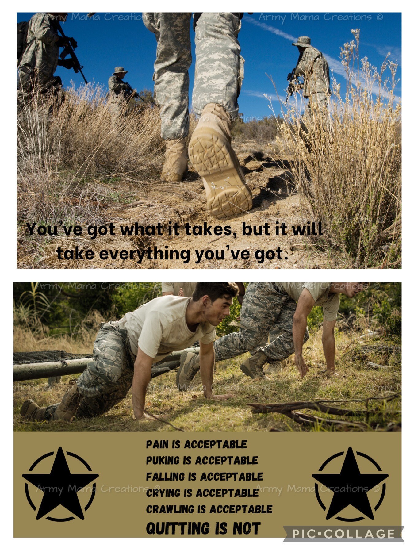10 Pack Military Army Motivational Encouragement Cards Perfect - Etsy