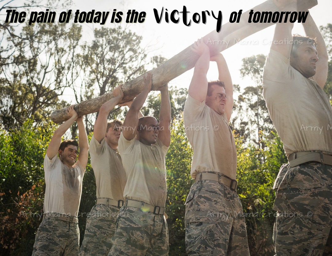 Military Army Motivational Card Perfect for Basic Training, FDS : the ...