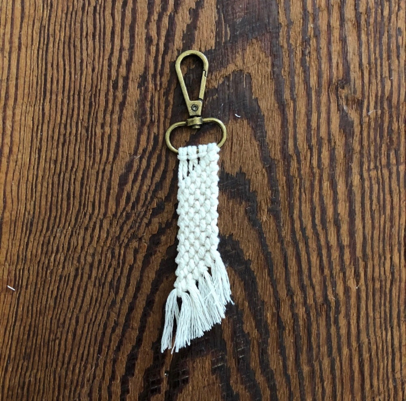 Macrame Diagonal Keychain / Macrame Keychain / Macrame - Etsy
