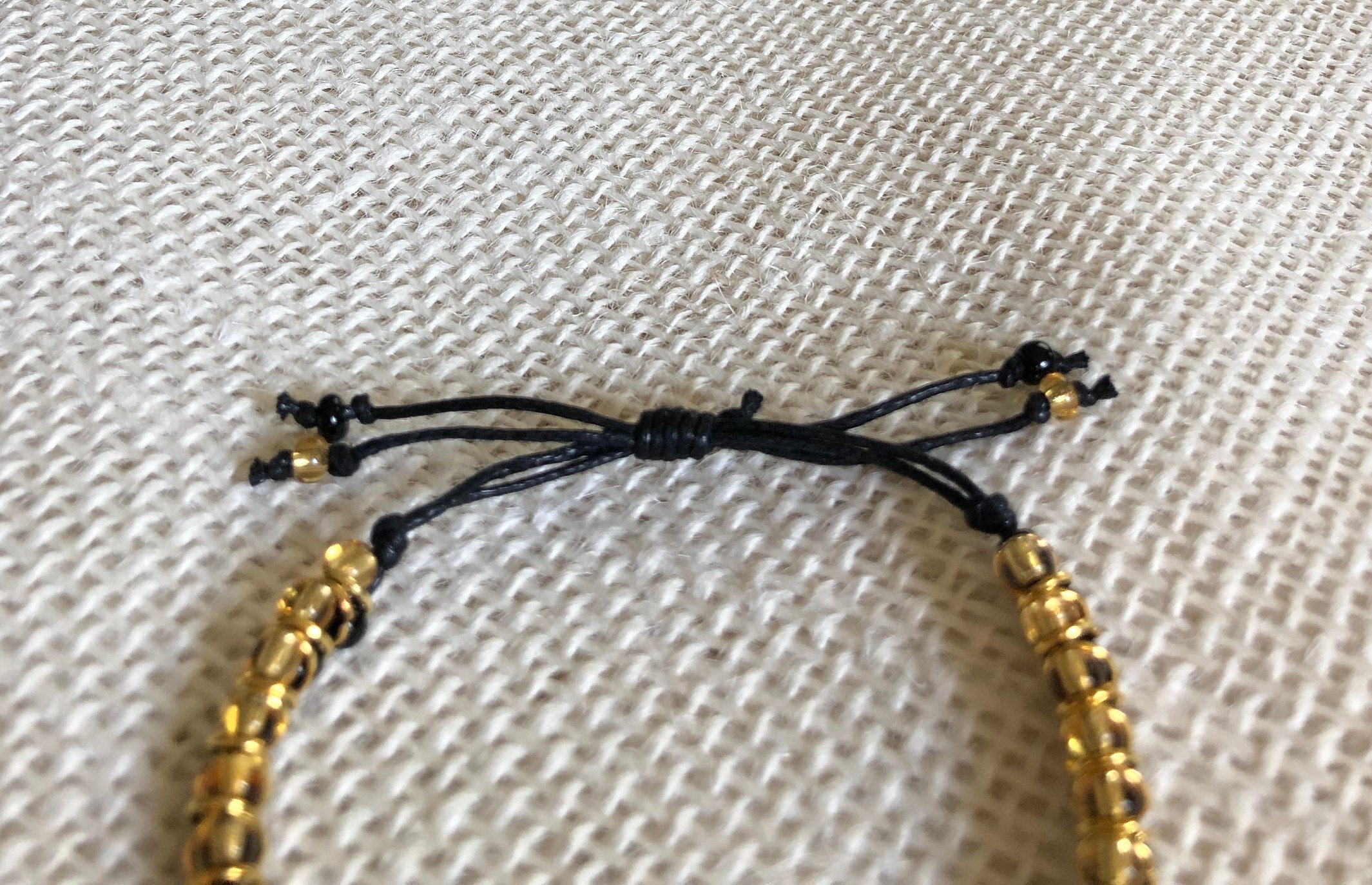 Customized Adjustable Beaded Bracelets / Custom School Color Bracelets ...