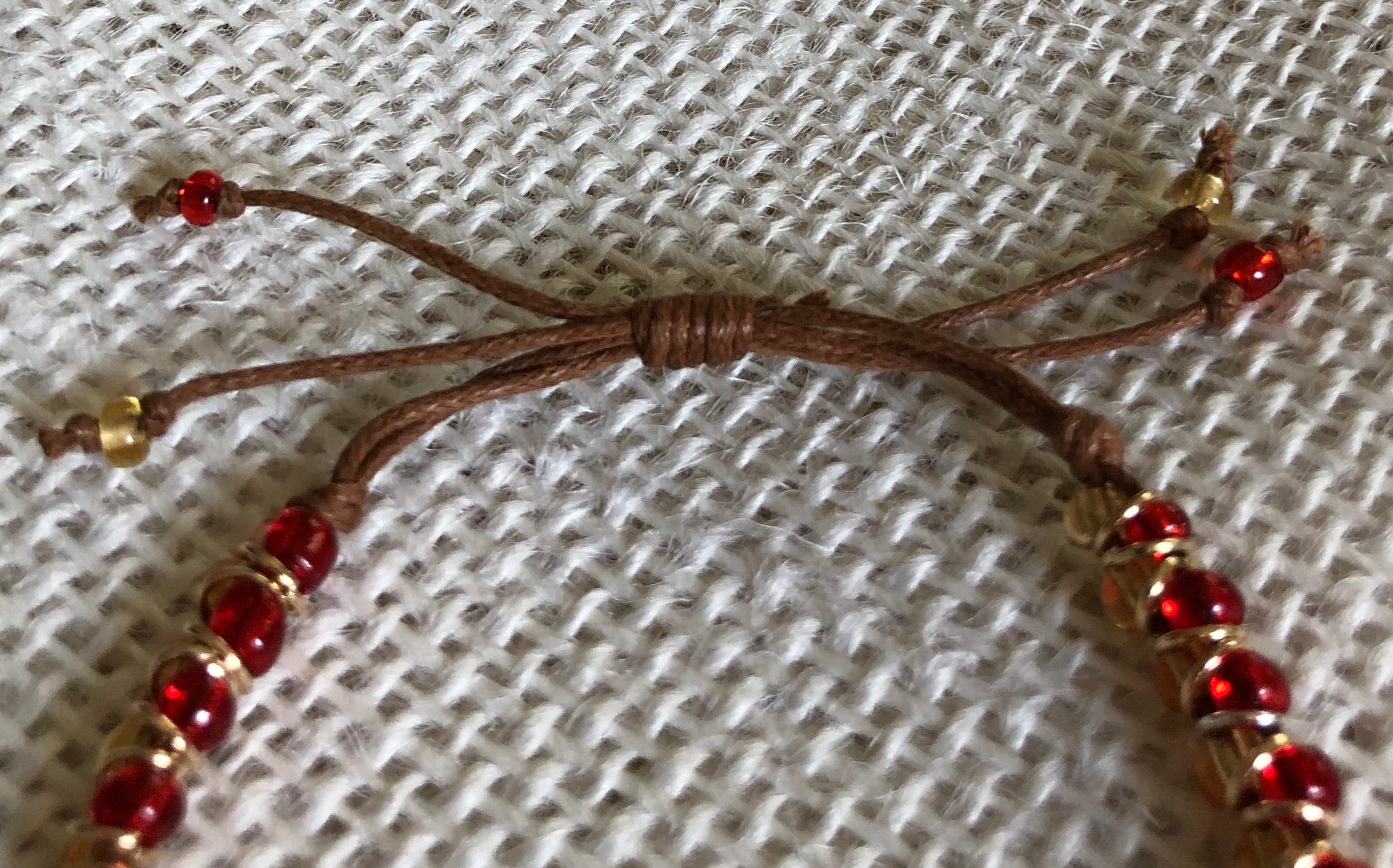 Customized Adjustable Beaded Bracelets / Custom School Color Bracelets ...