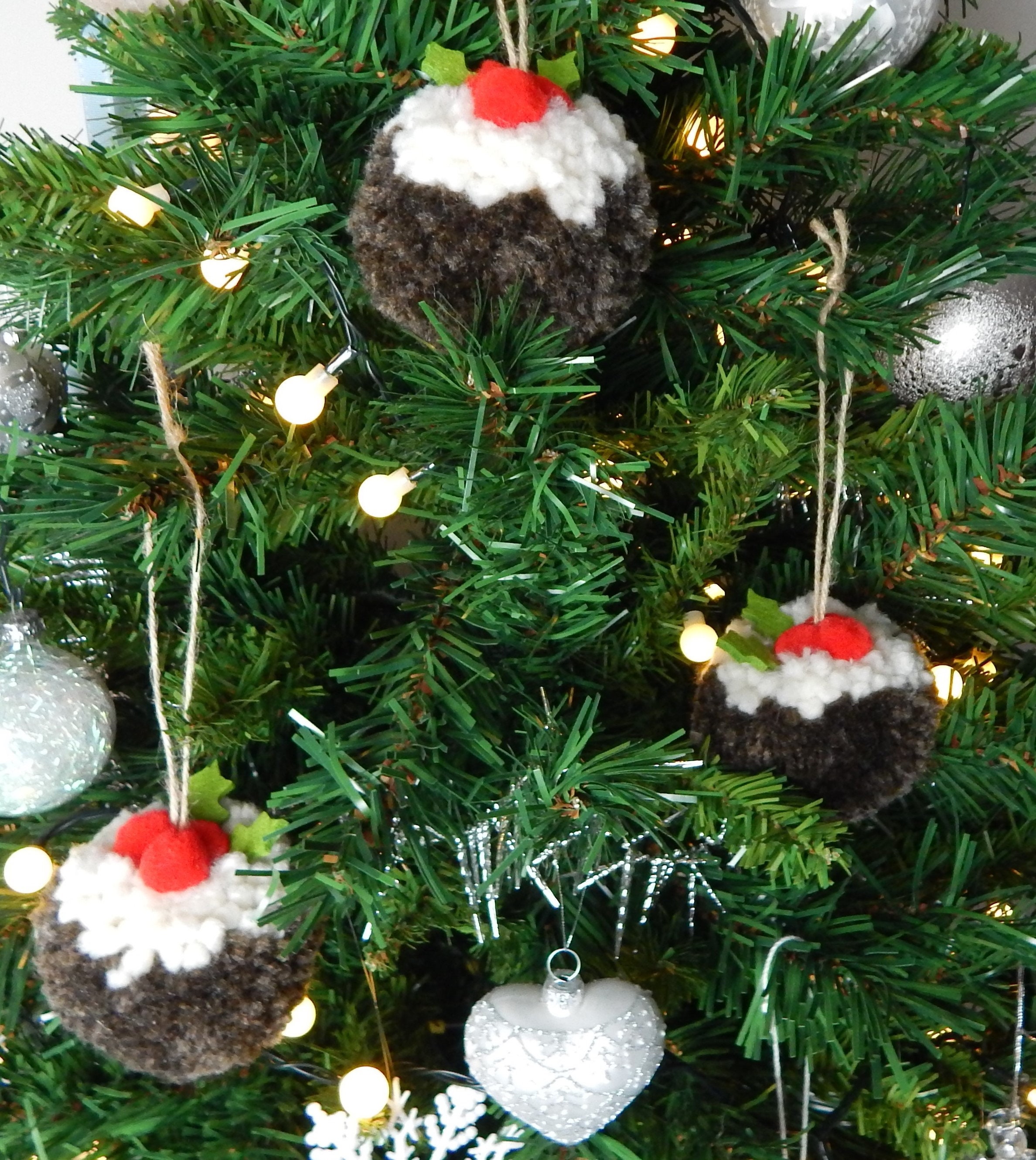 Christmas decoration pudding tree decoration Christmas - Etsy.de