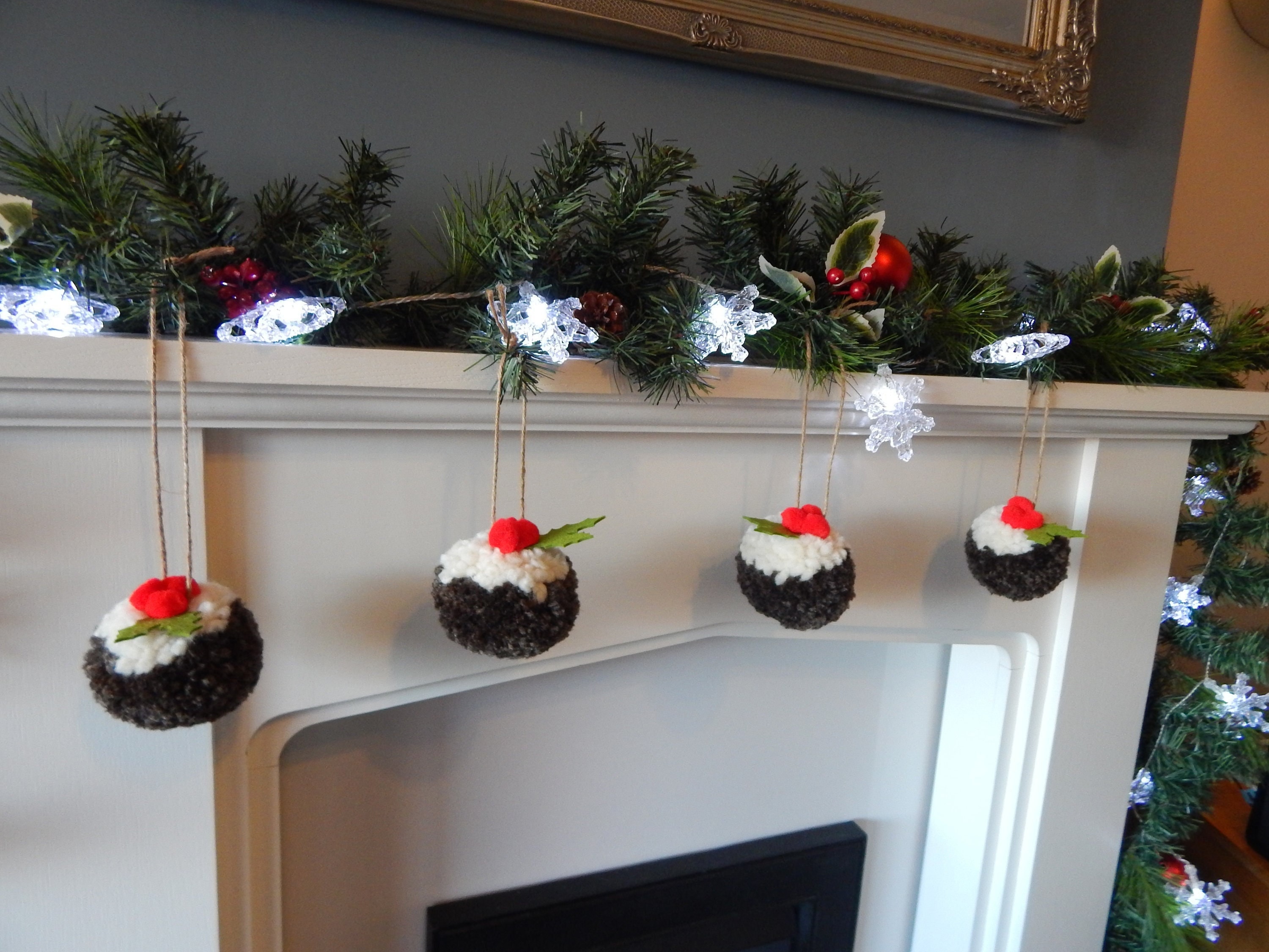 Christmas decoration pudding tree decoration Christmas - Etsy.de