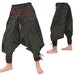 Samurai Pants Men Women Ninja Harem Pants Boho Hippie Pants Aladdin ...