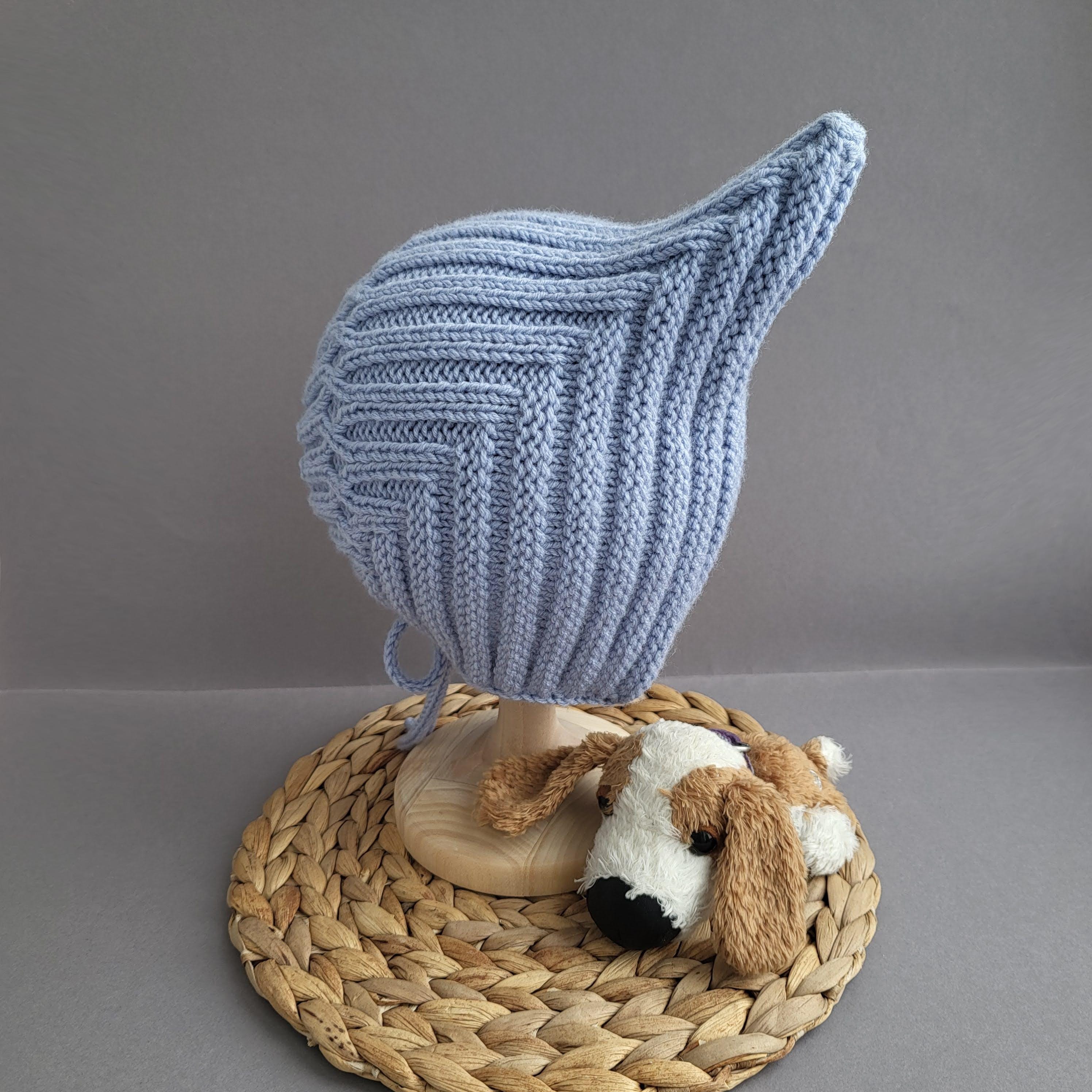 Baby Pixie Hat, Pixie Bonnet, Classic Bonnet, Merino Wool Baby Hat ...