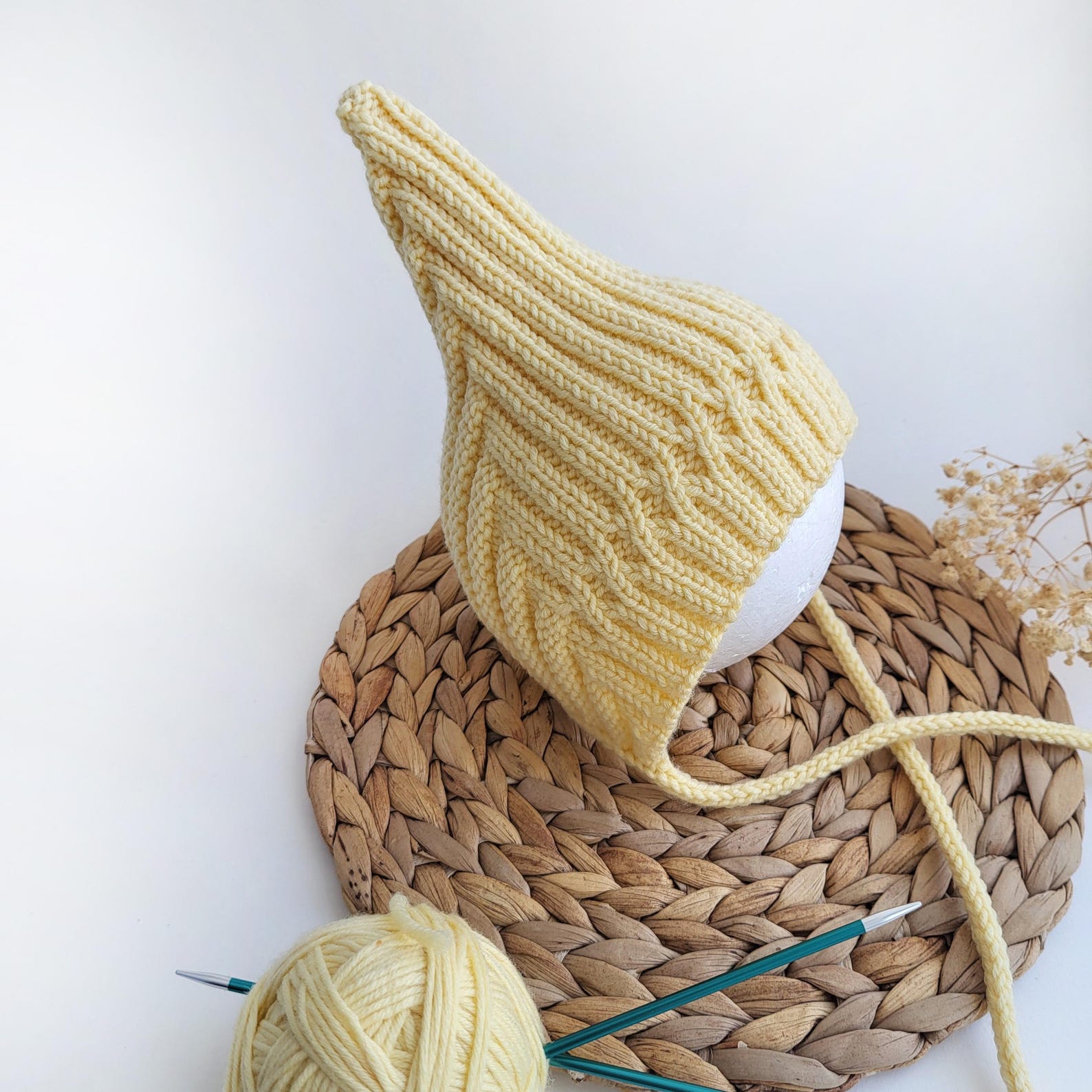 Baby Pixie Hat, Pixie Bonnet, Classic Bonnet, Merino Wool Baby Hat ...
