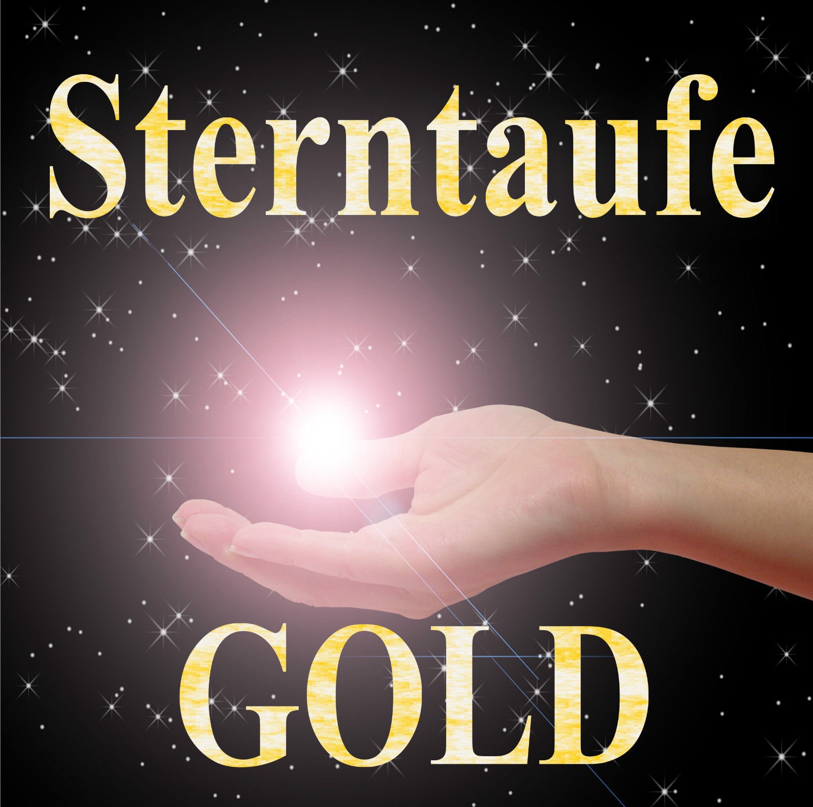 Sterntaufe Gold: Taufe einen Stern! Geschenk zur Hochzeit, Geburt ...