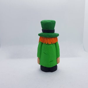 Lucky Leprechaun Carved Figure - Etsy