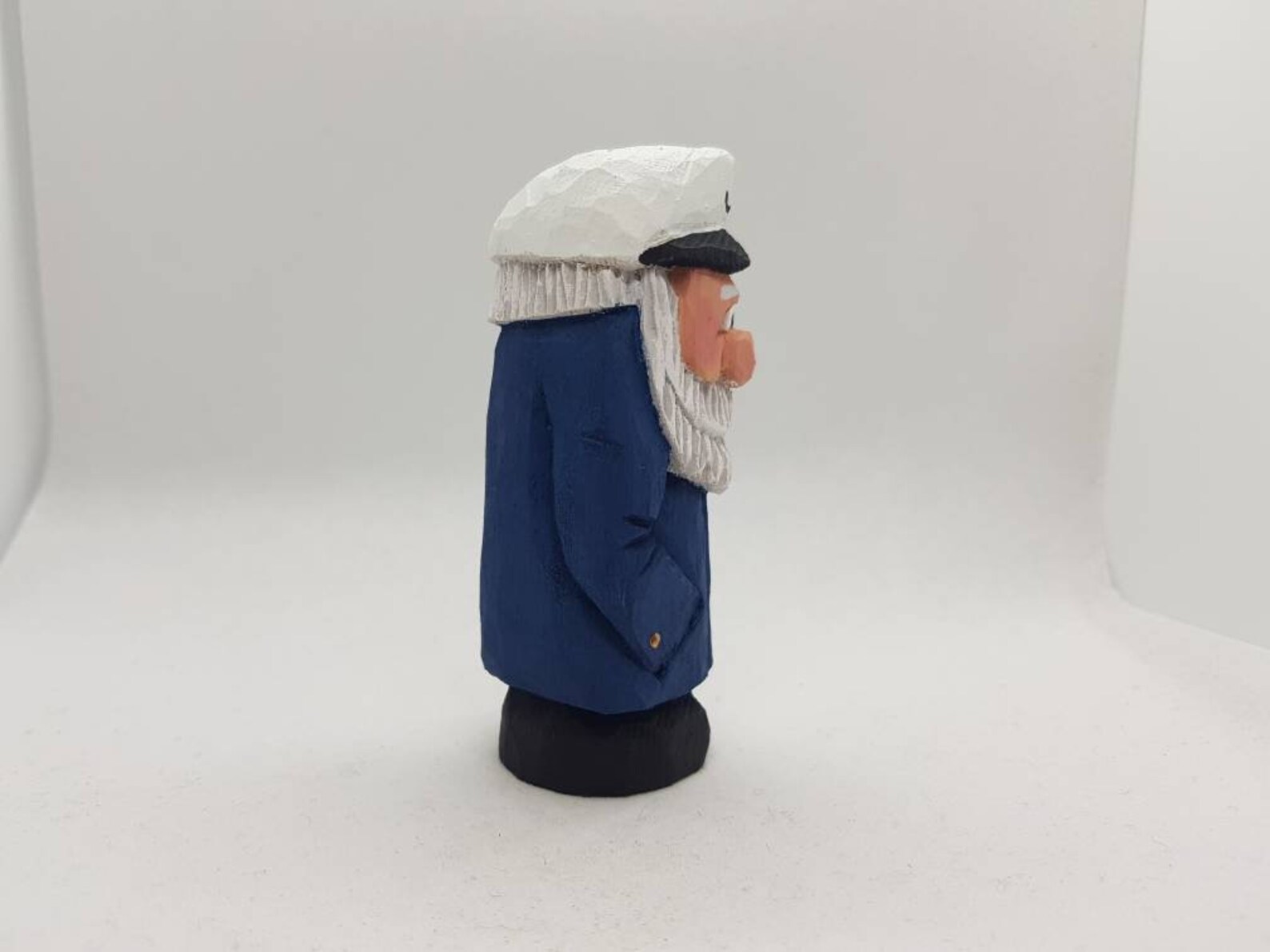 Hand Carved and Hand Painted Captain Cod Figure - Etsy