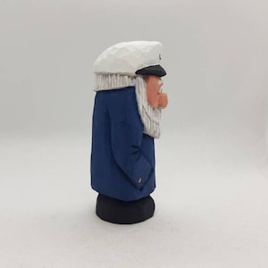Hand Carved and Hand Painted Captain Cod Figure - Etsy