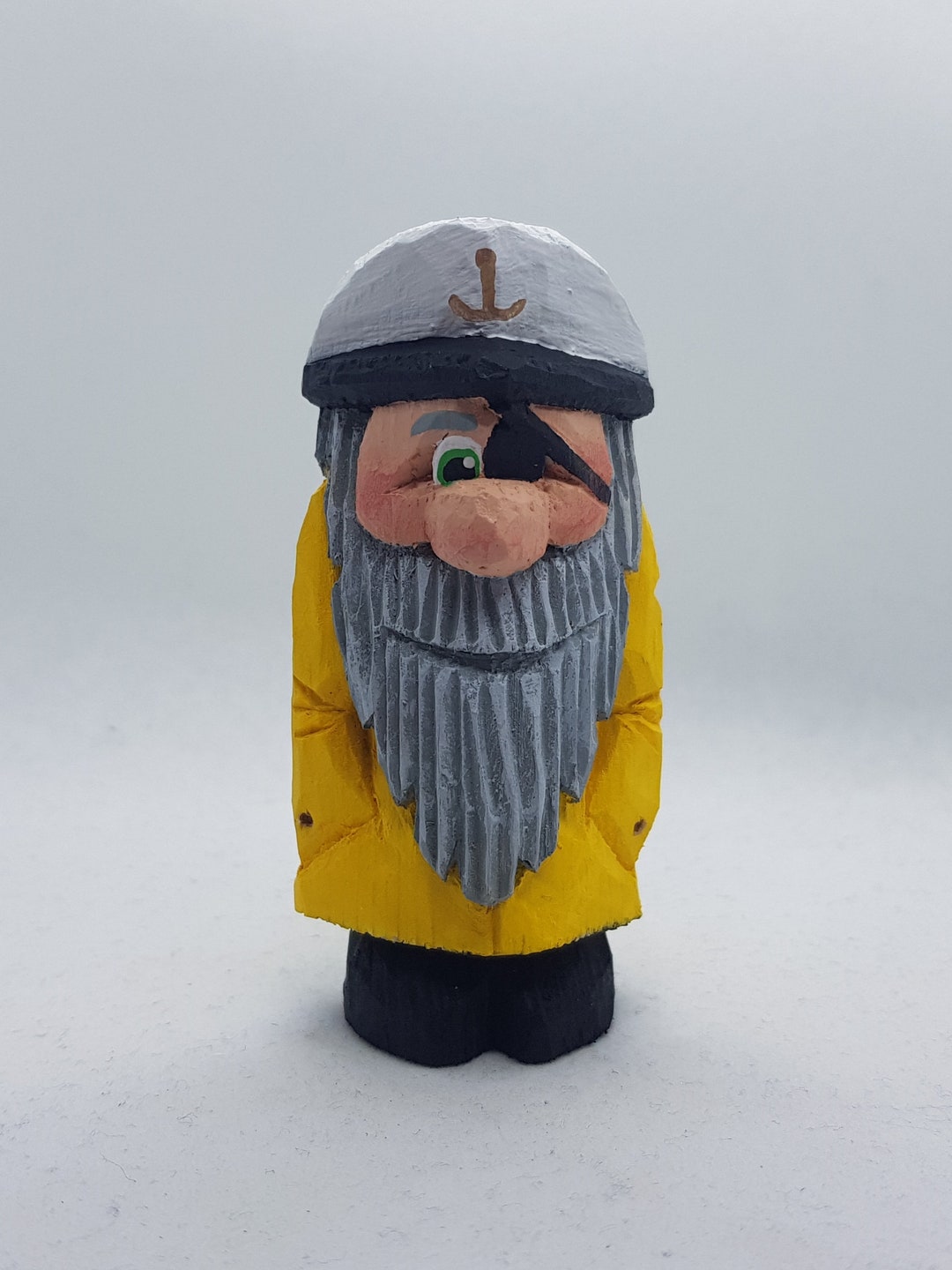 Hand Carved and Hand Painted Capt Long Beard - Etsy