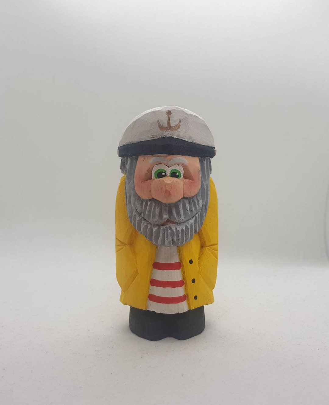 Captain Tom the Trawlerman Handcarved and Hand Painted Figure - Etsy